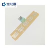 China Customized Flat Membrane Switch with 3M9080 Adhesive and Silkscreen Printing for Industrial Medical Electronics for sale