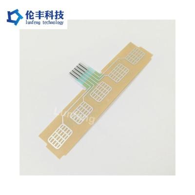 China Customized Flat Membrane Switch with 3M9080 Adhesive and Silkscreen Printing for Industrial Medical Electronics for sale
