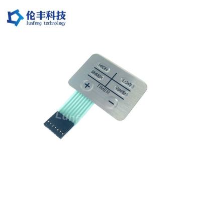 China Custom Automotive PMMA Membrane Switch Facade 0.125mm-0.8mm Thickness with 3M Adhesive for sale