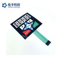 China Actuation Force 160180g Flat Membrane Keyboard Supporting Temperature Range 20C 80C Perfect for Industrial Control Panels for sale