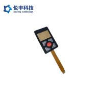 China 0.3mm Metal Dome Membrane Switch 12 Key Tactile Keypad 35VDC 1 Million Cycles for sale