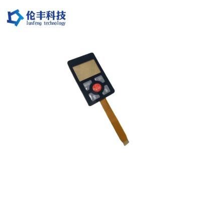 China 0.3mm Metal Dome Membrane Switch 12 Key Tactile Keypad 35VDC 1 Million Cycles for sale