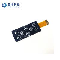 China FPC Membrane Switch with ZIF Connector IP67 Waterproof Round Embossing Keys 100g to 250g Actuation Force for sale