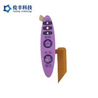 China FPC Membrane Switch 105x25mm with 3M467MP Backadhesive and Overlay for sale