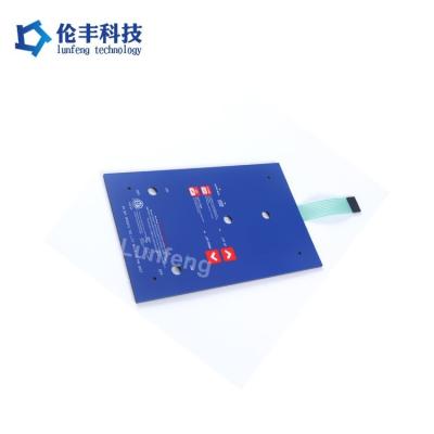 China Medical Flat Membrane Keypad DC 12V -20℃ to +80℃ Custom Size for sale