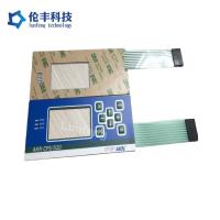 China Tactile Metal Dome Membrane Switch with 1.0mm Pitch Black Connector -30°C to 80°C for sale