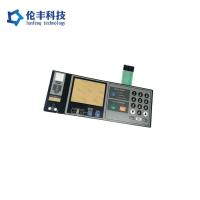 China Orange LED Flat Membrane Switch PET Circuit 0.125mm Operating Temperature -40°C to 70°C Durable for sale