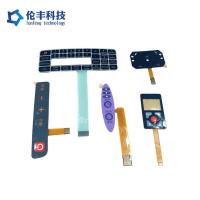 China Tactile Metal Dome Membrane Switch with 1.0mm Pitch Black Connector -30°C to 80°C for sale