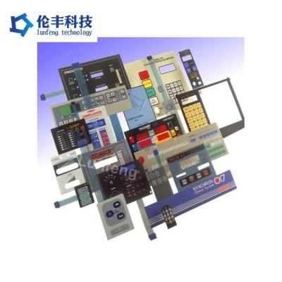China Waterproof Membrane Keypad Customizable Key Number Matte Surface for Industrial Use for sale