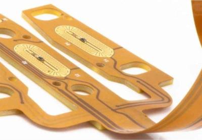 China 0.05mm Minimum Trace Width FPC Flexible Circuit Board with Yellow PI Film Solder Mask and Gold Plating for Compact Electronics for sale