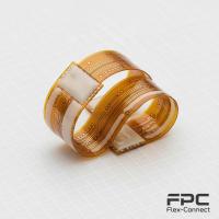 China Gold Plating FPC Flexible Circuit Board with 0.05mm Minimum Trace Width and Acrylic Or Epoxy Adhesive for sale