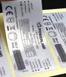 China Silver Sticker Label with Permanent Acrylic Adhesive and Temperature Resistance up to 80°C for Product Packaging for sale