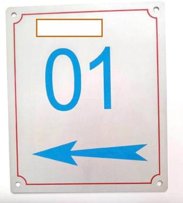 China Customizable Aluminum Nameplate with 3M Adhesive for Weather Resistant Equipment Labeling and Industrial Asset Tracking for sale