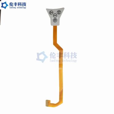 China Pantone Waterproof Membrane Keypad with LED & Metal Dome - 35V DC, 1,000,000+ Cycles, -40°C to +80°C Operating Range for sale