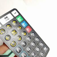 China Custom Tactile PET Membrane Switch Keypad Overlay with Metal Dome for Medical Equipment - 1,000,000 Cycle Life, -40°C to +80°C Operating Range for sale