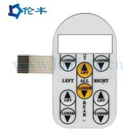 China Pantone Tactile Metal Dome Membrane Switch with 3M468 Adhesive, LED, 1M+ Life Cycle, -40℃ to +80℃ Operating Range for sale