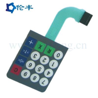 China Metal Dome Membrane Keypad with 3M 468 Adhesive - 5 Million Cycle Life, -40°C to +80°C Operating Range for sale