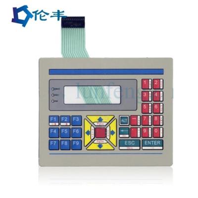China PET Tactile Membrane Keyboard Switch with Glossy Surface for Industrial Control - 35V DC, 1M+ Cycle Life for sale