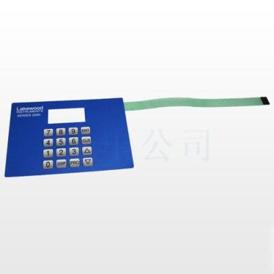 China Non Tactile Flat Membrane Button Panel 3M467 Membrane Switch Keyboard with 5M+ Cycle Life and -40°C to +80°C Operating Range for sale