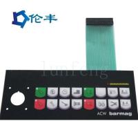 China 2.54 Pin Waterproof Membrane Keypad with 5 Million Cycle Life and -40°C to +80°C Operating Temperature for sale