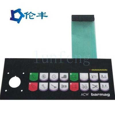 China 2.54 Pin Waterproof Membrane Keypad with 5 Million Cycle Life and -40°C to +80°C Operating Temperature for sale