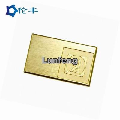 China Custom Die Stamping Aluminum Nameplate Logo with RAL AL1060 & Stainless Steel Options - 1000pcs MOQ for sale