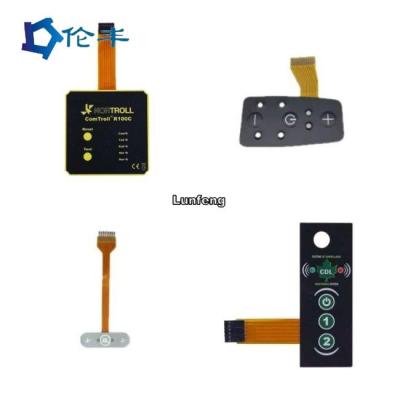 China FPC Membrane Switch with Tactile Buttons and LCD Window - 35V DC, 1M Cycle Life, -40°C to +80°C Operating Range for sale