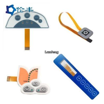 China FPC Membrane Switch with Digital/Silkscreen Printing - 35V DC, 5 Million Cycle Life, -40°C to +80°C Operation for sale