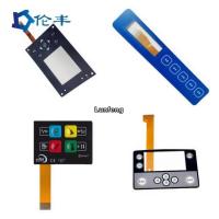 China PET F150 FPC Membrane Switch Panel with Embossed Buttons and LEDs - 35V DC, 5 Million Cycle Life for sale