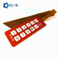 China FPC Membrane Keypad Connector with 0.5mm Pitch and 5 Million Cycle Life for Industrial Control Panels for sale