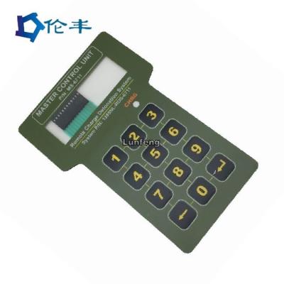 China Polyester Backlight Membrane Switch with 0.005-0.020