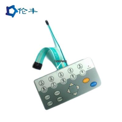 China Metal Dome Membrane Switch Overlay with 1,000,000+ Cycle Life and -40°C to +80°C Temperature Range for sale