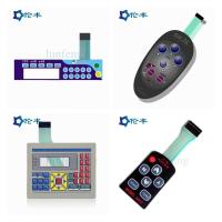 China 3M467 Membrane Switch Overlay with 3M468 Shielding Layer - 35V DC, -40°C to +80°C Operating Range for Industrial Control Panels for sale