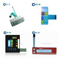 China Polyethylene Membrane Switch Overlay with 3M467 Tactile Dome Buttons - RAL Color, 1M Cycle Life, -40°C to +80°C Operating Range for sale