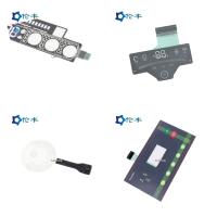 China Round Capacitive Level Switch PET Circuit 3M467 Membrane Touch Control Panel with 5M+ Life Cycle and -40°C to +80°C Operating Range for sale