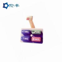 China Matte Surface Water Resistant Silicone Rubber Keypad with Embossing Button for Industrial and Medical Control Panels for sale
