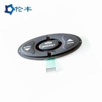 China Water Resistant Silicone Rubber Keypad with Silkscreen Printing and Embossing Button for Electronic and Industrial Devices for sale