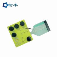 China Custom PCB Silicone Rubber Keypad 3M468 Matte Surface Membrane Switch with 5M+ Life Cycle and -40°C to 80°C Temperature Range for sale