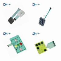 China Custom PCB Silicone Rubber Keypad 3M468 Matte Surface Membrane Switch with 5M+ Life Cycle and -40°C to 80°C Temperature Range for sale