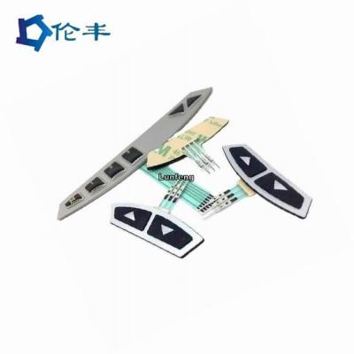 China Water Resistant Silicone Rubber Keypad with Matte Surface and 3M 467 MP Backadhesive for Electronic Device Control Panels for sale