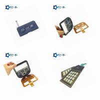 China PET Circuit Silicone Rubber Keypad Membrane Switch with 3M Adhesive -40°C to +80°C Temperature Range 5 Million Cycle Life for sale