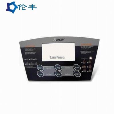 China Custom Glossy Graphic Overlay Membrane Switch with 5 Million Cycle Life and -40°C to +80°C Temperature Range for sale
