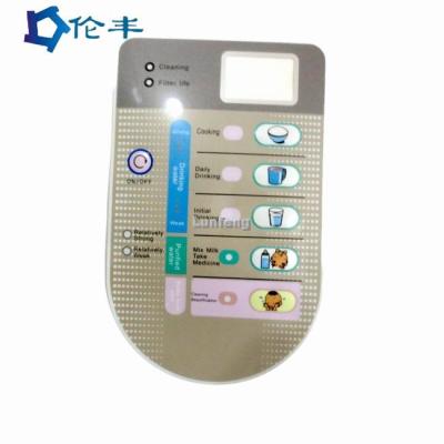 China Graphic Front Panel Overlay LED LCD Window Membrane Switch with 5M Cycle Life and -40°C to +80°C Operating Range for sale