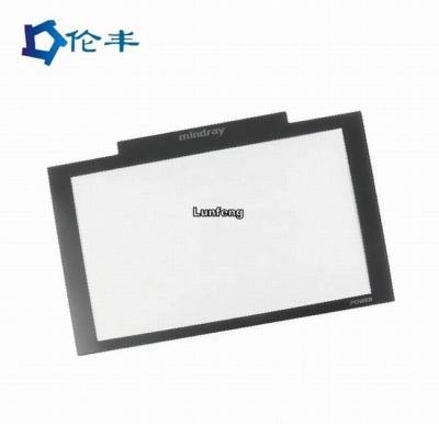 China 4H Hardness PMMA Touch Panel with 3M Adhesive - 1300x700mm Screen Printing LCD Overlay for sale