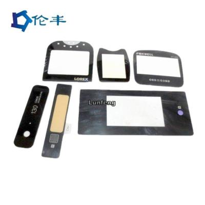 China CNC Cutting Acrylic Front Panel with Silk Screen Printing and Temperature Resistance for Industrial Control Panels for sale