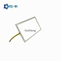 China 7 Inch 4-Wire Resistive Touch Panel with FPC Connector - GFF Construction for Industrial Applications for sale