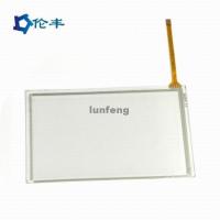 China 7 Inch 4-Wire Resistive Touch Panel with FPC Connector - GFF Construction for Industrial Applications for sale