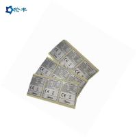 China UV Proof Silver Sticker Labels -40°C to +150°C Temperature Range Custom Printing for Industrial Applications for sale