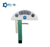 China RAL Color Metal Dome Membrane Switch with 3M468 Adhesive, 0.4-1.4mm Thickness, 1 Million Cycle Life for sale