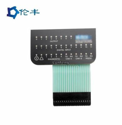 China 3M467 LED Membrane Keypad Non-Tactile Matte Surface for Medical Equipment - 35V DC, -40°C to +80°C Operating Range for sale